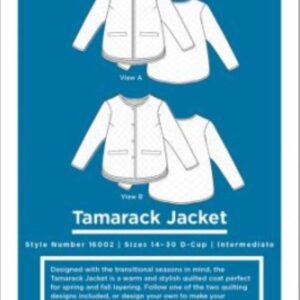 Grainline Studio LLC Tamarack Jacket 14-30 GS16002-1430 Pattern,Blue