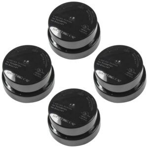 hqrp 4-pack photocell sensor shorting cap outdoor light photoelectric switch short circuit cap twist lock plug for led garage light, outdoor pole light, landscape lightening etc.