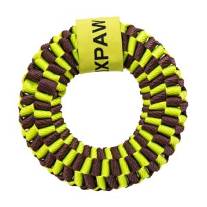 felixpaw dogs annular toy sensitive colors and protruding shape modeling design stimulate dogs long time playing easier to cleaning teeth,for small & medium dogs training and playing,nylon