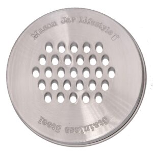 mason jar lifestyle grater/shredder lid for wide mouth jars (3 pack)