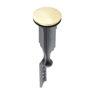 bathroom sink pop-up stopper replacement for lavatory pop-up drain assembly, polished brass, 11044