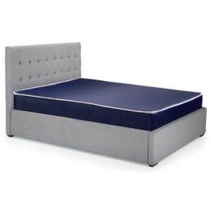 treaton, 9-inch medium tight top nylon vinyl hybrid mattress, full, blue.