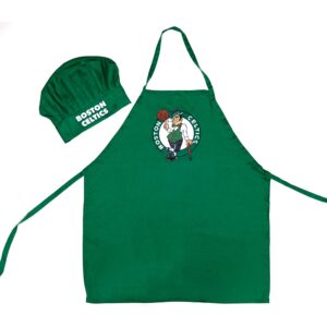 pro specialties group boston celtics chef hat/apron set - team green