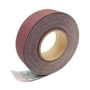 600 grit continuous sandpaper roll 1" x 26 feet emery cloth aluminium oxide abrasive sandpaper roll drum sander sandpaper rolls for wood furniture finishing metal sanding automotive polishing