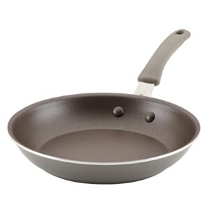 rachael ray cook + create nonstick frying pan/skillet, 10 inch, gray