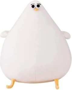 tbatquil chubby plush seagull pillow cute fat chicken plush toys, funny plush stuffed animal cartoon plush toys kids boys girls festival gifts (15.74inches)