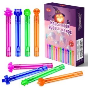 vkten 32pcs halloween bubble wands mini bubbles party favors for kids halloween party favors treat bag stuffers goody bag filler halloween treats prizes