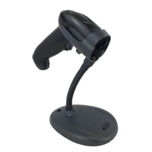 honeywell voyager 1250g single-line laser barcode scanner (1d and gs1 databar symbologies), includes stand and usb cable