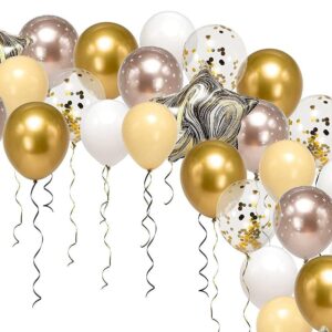 decor365 champagne gold balloonsgarland gold party decoration confetti metallic balloons for birthday bridal shower bachelorette baby shower anniversary new year eve nye party supplies