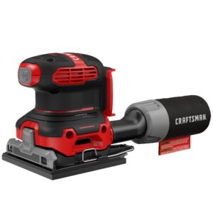 craftsman v20 sander, cordless, 1/4 sheet sander, 9,000-12,000 opm bare tool only (cmcw222b)