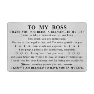 abnty boss day gifts - boss appreciation wallet card insert - christmas gifts for boss