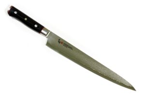 m-custa mcusta zanmai seki japan slicing 270mm japanese damascus kitchen cutlery knife