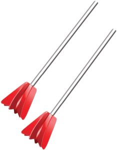 allway hmq helix paint mixer drill attachment for 1-quart and 1-cup containers, 2 pack