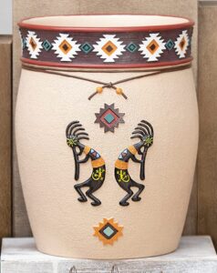 black forest decor southwest kokopelli waste basket