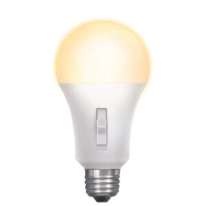 feit electric led three-color selectable intellibulb - a23 with an e26 medium base light bulb - 300w equivalent - 15 year life - 4060 lumen - 2700k soft white, 4000k cool white and 5000k daylight