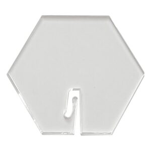 meya 30pcs of champagne place cards,clear acrylic wine escort cards,champagne wall - drink name tags (hexagon)