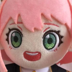 shopular pink girl figure plush doll toy merch anya cosplay costume stuffed plushie pillow prop gift