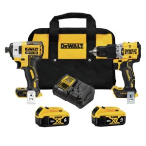 dewalt 20v max xr brushless 2 tool combo kit (dck249m2)