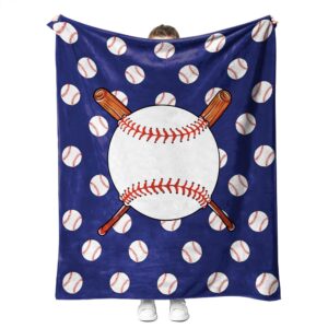 soft baseball blankets for boys adults kids, baseball gifts for boys men, baseball team gifts, baseball coach gifts for men, baseball stuff cozy fleece baseball blanket for couch bed 50'' x 60''(02)