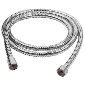 shower hose extra long extension attachment for handheld showerhead & bidet - flexible replacement for stainless steel metal shower cord - 2m 79inch