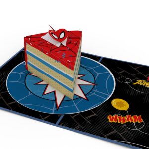 lovepop marvel’s spider-man birthday hero birthday card – birthday card – handcrafted 3d pop-up greeting card – birthday card, 5 x 7”