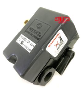 heavy duty air pressure switch sunny h4, 4 port, 140-175 psi, 25 amp, auto/off cut-out lever