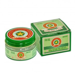 dau cu la - golden star balm 20 grams large jar - cao sao vang 20 grams