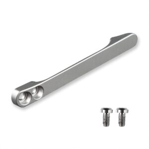 civivi titanium pocket clip with titanium screws, suitable for models listed on the product description t001a (plain)