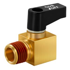 sunroad brass air compressor drain valve, 1/4" npt male ball type drain valve, air compressor valve, air compressor accessories for air compressor