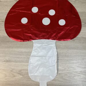 3PCS 31'' Mushroom foil balloons. Mushroom decor- Alice in Wonderland theme party decoration, Mushroom birthday party supplier. baby shower, wedding, forest plant party decorations.