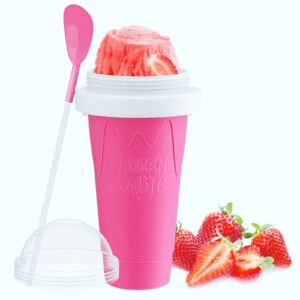 slushy maker cup, frozen magic squeeze cup cooling maker cup quick frozen smoothies cup ice cream maker cup for children