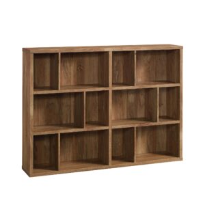 sauder horizontal bookcase, sindoori mango finish