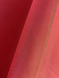 58/60 inch red crinoline hard net fabric cut by the yard