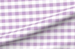 1" checkered gingham polypoplin fabric by the yard - 60 inch wide for sewing, quilting, tablecloths, curtains, apparel, crafting, diy projects