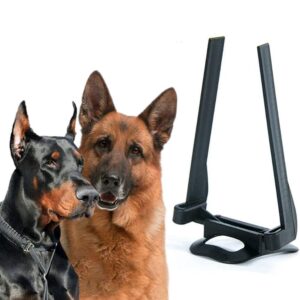 sxrh doberman dog ear stand support tool,dog ear posting kit fixed correction vertical holder,dog ear stand up support with tape for doberman pinscher dogs,german shepherd,dog ear care tools, black