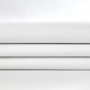 Roc-lon 54 Inch Budget Blackout Drapery Lining, White Cut by The Yard