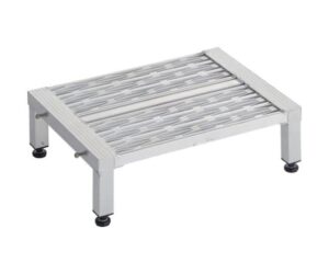 trusco high-rise aluminum step grating specifications 600 x 450 x h 190~220/65-2669-85