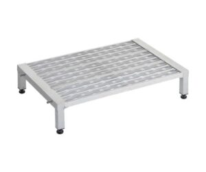 trusco high-rise aluminum step grating specifications 900 x 600 x h 190~220/65-2669-88