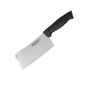 ergo chef prodigy series 7-inch meat cleaver chopper butcher knife - heavy duty thick blade, high carbon stainless steel, ergonomic non-slip comfort grip handle