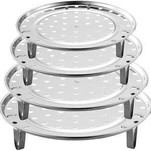 Bonilaan Steam Rack, 4-Layer Stainless Steel Trivet Rack Stand Steamer Rack for Baking Cooking Steaming