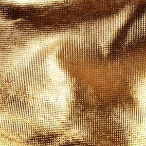 aivyna coatings foil lame knit 59inch wide metallic fabric covering plants by the yard(1yard gold)