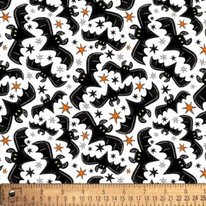 bat comics cotton fabric by the yard