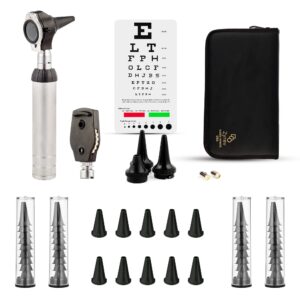 zyrev zetalife 2 in 1 otoscope set with 50 extra disposable tips