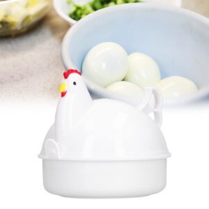 microwave egg cooker, microwave egg boiler egg poacher, boiled egg cooker 4 eggs chicken‑shaped heat resistant microwave eggs boiler egg cooker microwave for home kitchen