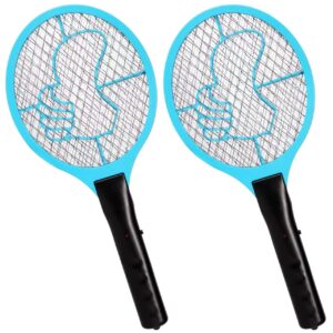 superdrive bug zapper 2 pack 3000 volts electric fly swatter fly killer racket for indoor and outdoor 2aa batteries not included,circular…