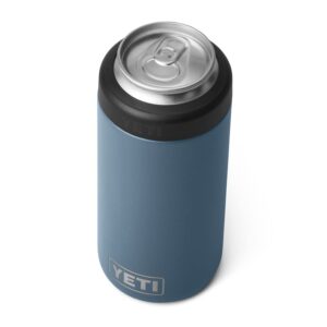 yeti rambler 16 oz. colster tall can insulator for tallboys & 16 oz. cans, nordic blue