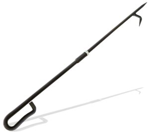 fire poker for fire pit. 34 inc 2 lb heavy duty fireplace poker made of diameter 0.47 inc solid steel. upgraded campfire poker for fireplace, camping, fire pit, wood stove, outdoor& indoor use.