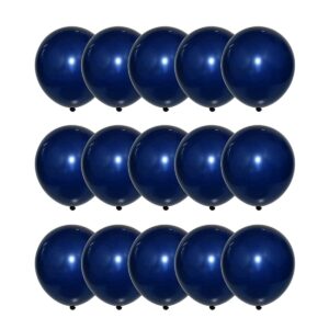 tangser pearl night blue balloons, navy blue balloons 12 inch, dark blue balloon 100 pcak, globos azul marino, midnight blue ballons, latex balloon for birthday party baby shower wedding decorations