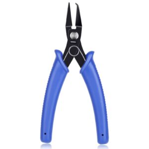 split ring pliers for jewelry making, evatage split jump ring opener tool keychain pliers for opening split ring, key ring, opening pliers for jewelry making