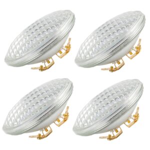 beonllay par36 led landscape bulb 9w(50w halogen equivalent) 900lm 3000k warm white 12v-36v dc/ac low voltage par36 led tractor light, 4pack